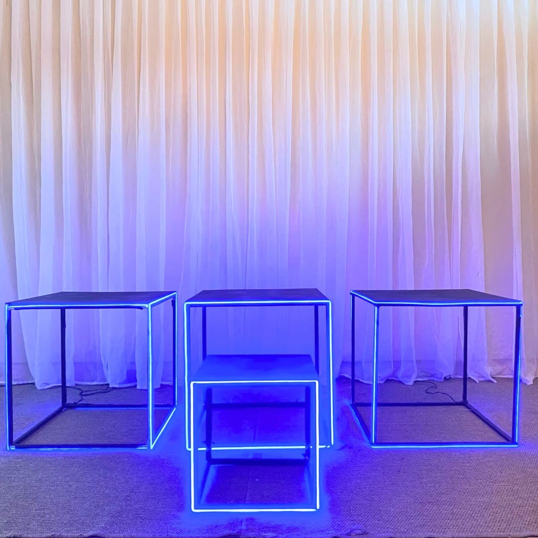 CUBOS DE LED - AZUL | Decor Provence | Celebrar com você é o nosso ...